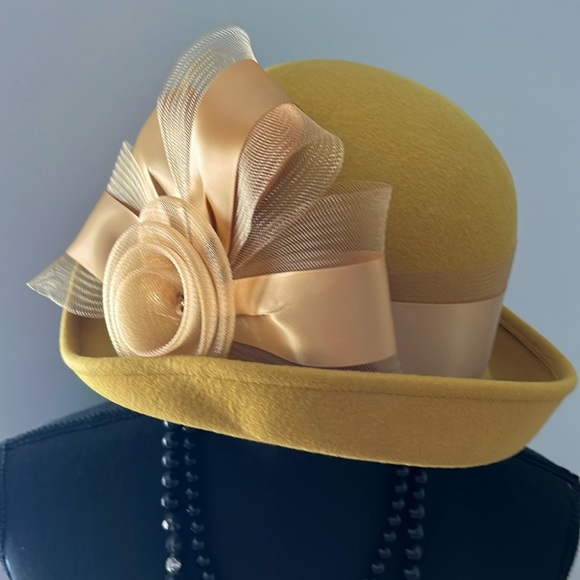 Deborah Fashions | Accessories | Nwt Mustard Yellow Wool Special ...